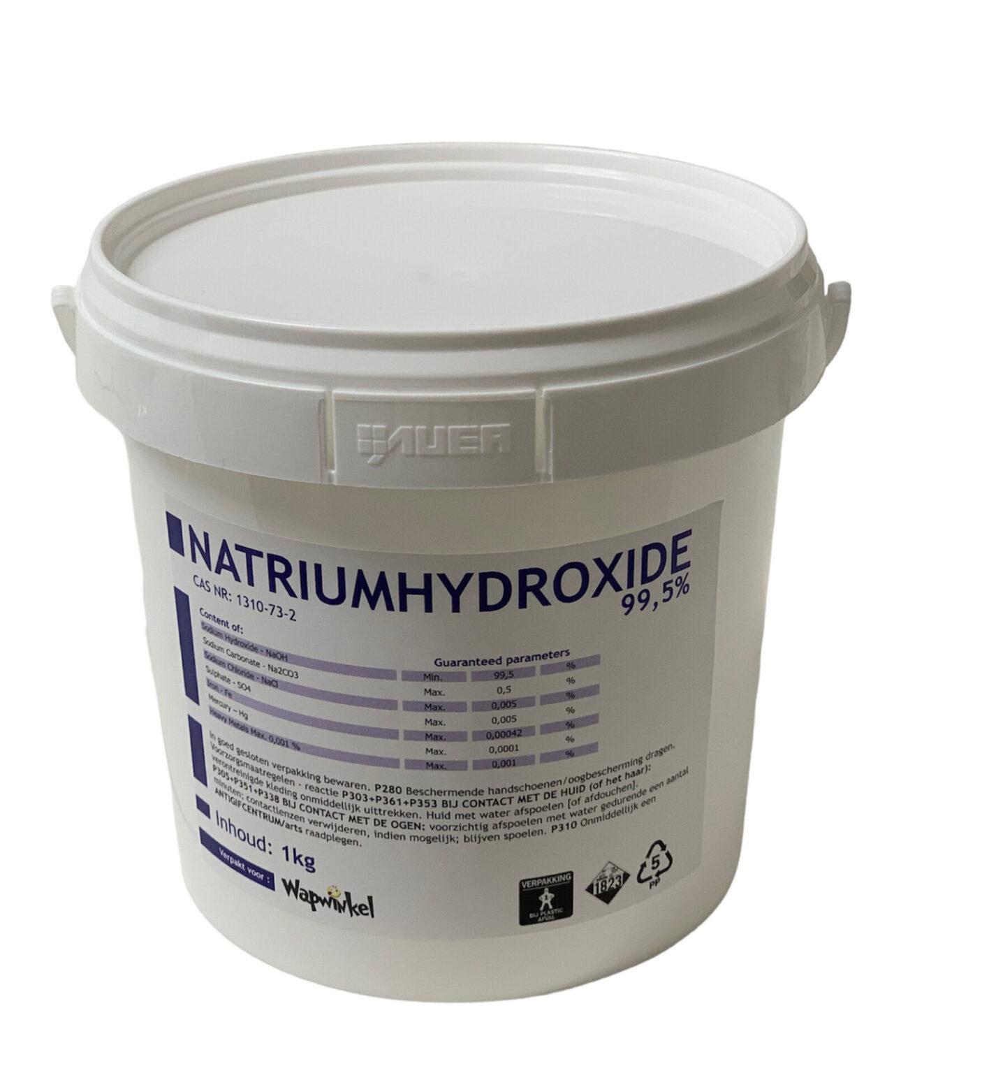 Natriumhydroxide van zeer zuivere kwaliteit - Wapwinkel blog