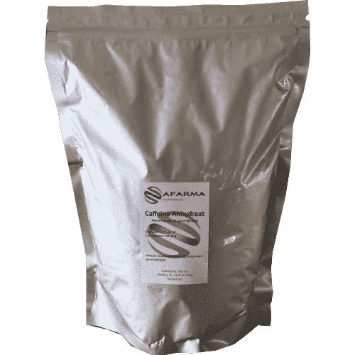 Cafeïne poeder 250 gram in hersluitbare stazak | Wapwinkel
