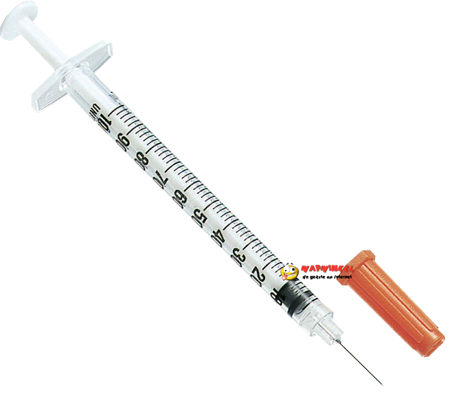 Insuline spuit 1 ml met naald / U100 | Wapwinkel